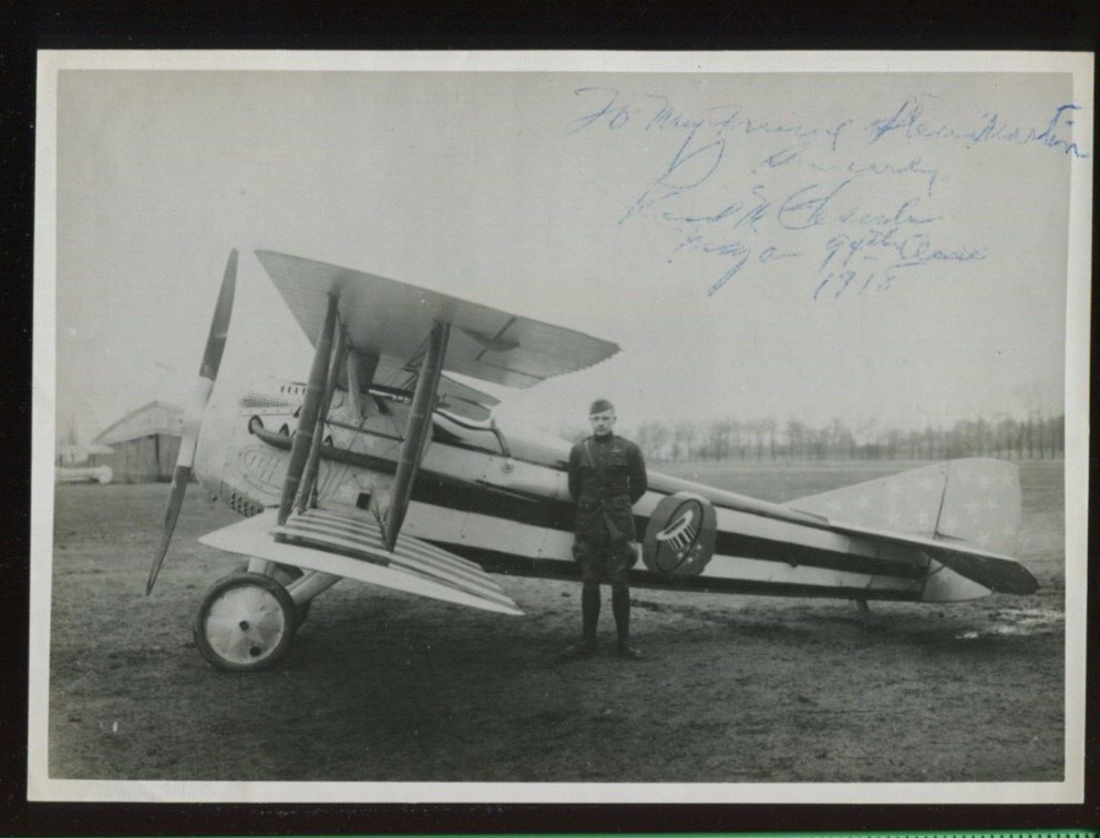 Reed McKinley Chambers WW1 Flying Ace & Florida Air Founder Signed ...