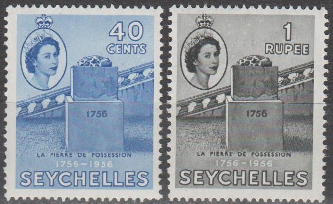 Seychelles #191-2 MNH F-VF (SU553L) | Africa - Seychelles, General ...