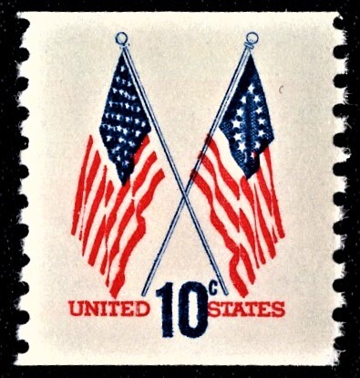 US 1519 MNH VF 10 Cent Crossed Flags | United States, General Issue ...