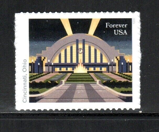 5762 * Cincinnati Ohio * Railroad Stations * U.S. Postage Stamp MNH ...