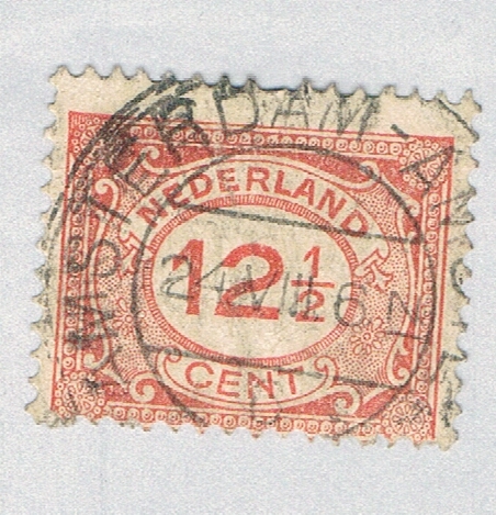 Netherlands 108 Used Numeral 12 and half 1921 (BP69620) | Europe ...