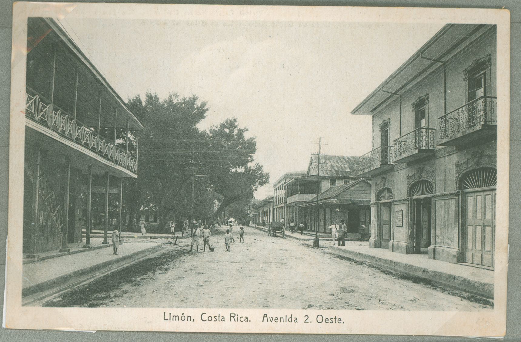 Costa Rica 1923 4c red P.C; address side clean | Central & South ...