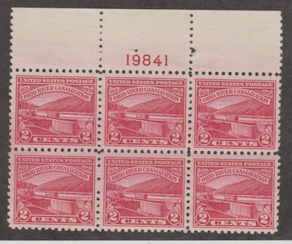 U.S. Scott #681 Ohio River Canalization Stamp - Mint NH Plate Block ...