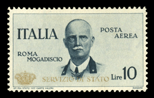 Italy #CO2 Cat$875 (for hinged), 1934 10L blue black, unused (regummed ...