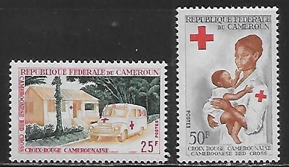 Cameroun 413-414 Red Cross set MNH | Africa - Cameroun, General Issue ...