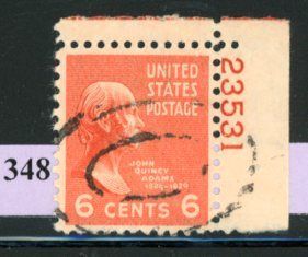 PKStamps - USA - 811 - Used - Plate Number Single #22-348 | United ...