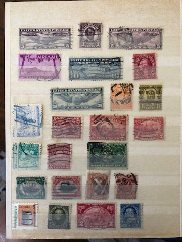 20 page Stock Book with 500+ Stamps - See scans | United States ...