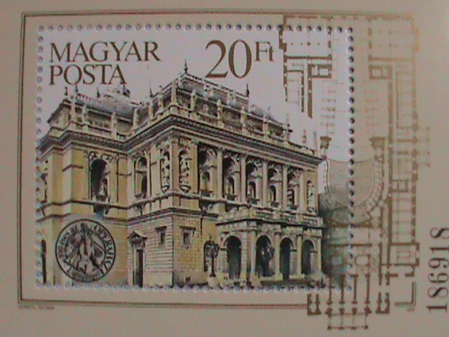 Hungary Stamp:1984-Sc#2883-Centenary of Budapest Opera House MNH Souvenir Sheet | Europe ...