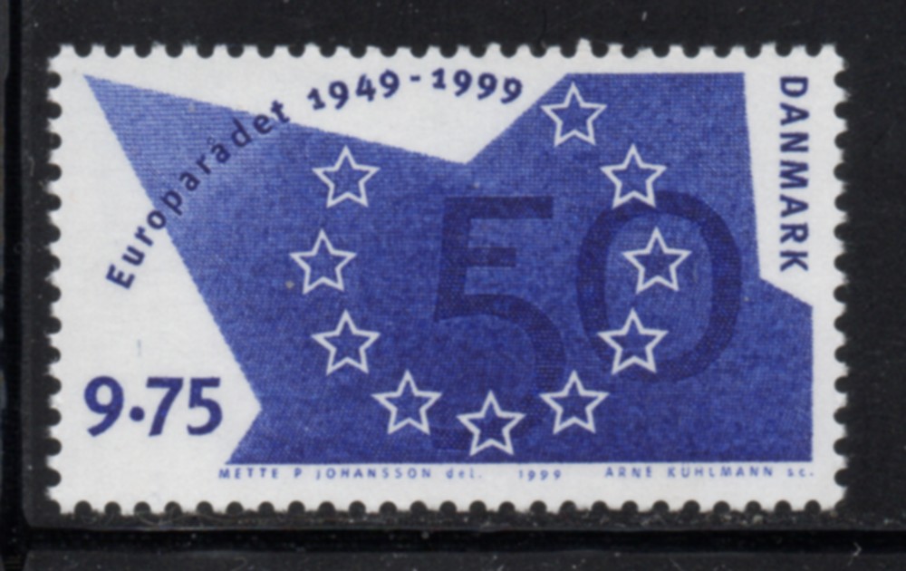Denmark Scott 1154 1999 Council of Europe stamp mint NH / HipStamp
