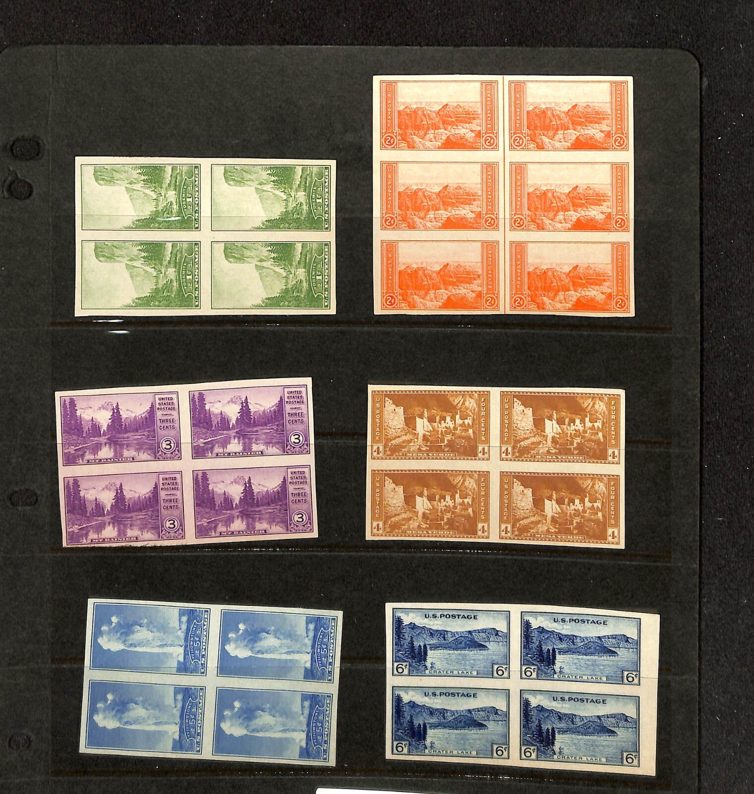 United States Stamp Collection on 8 Stock Pages Mint NH Lot (KJ ...