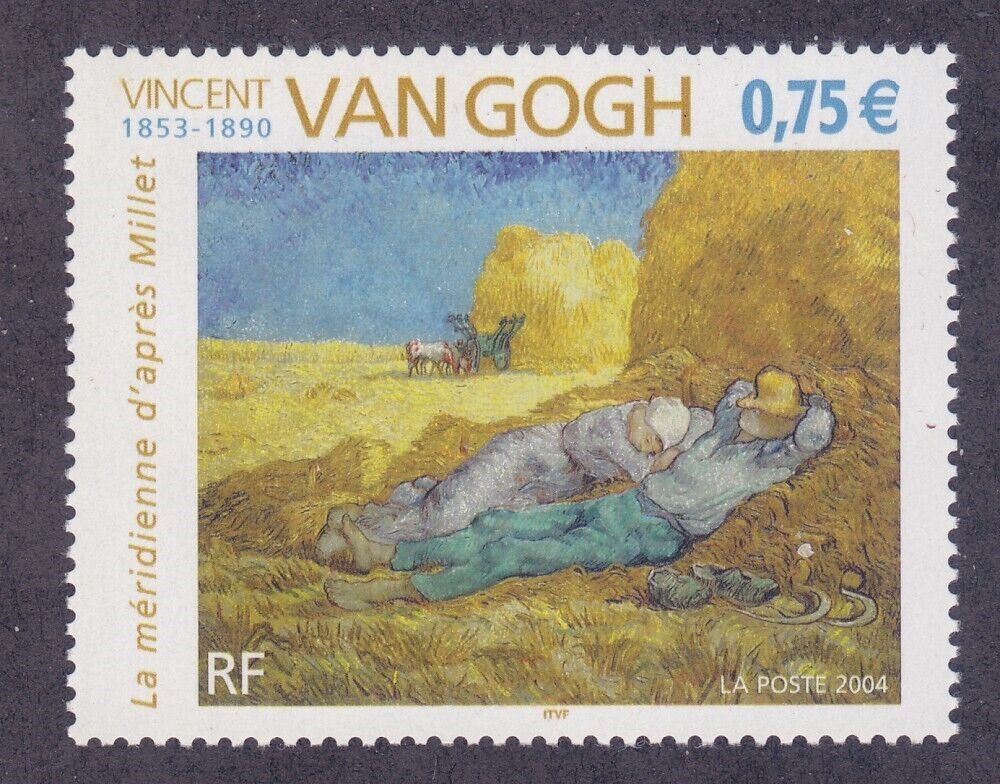 France 3012 MNH 2004 La Méridienne d'Après Millet by Vincent van Gogh ...