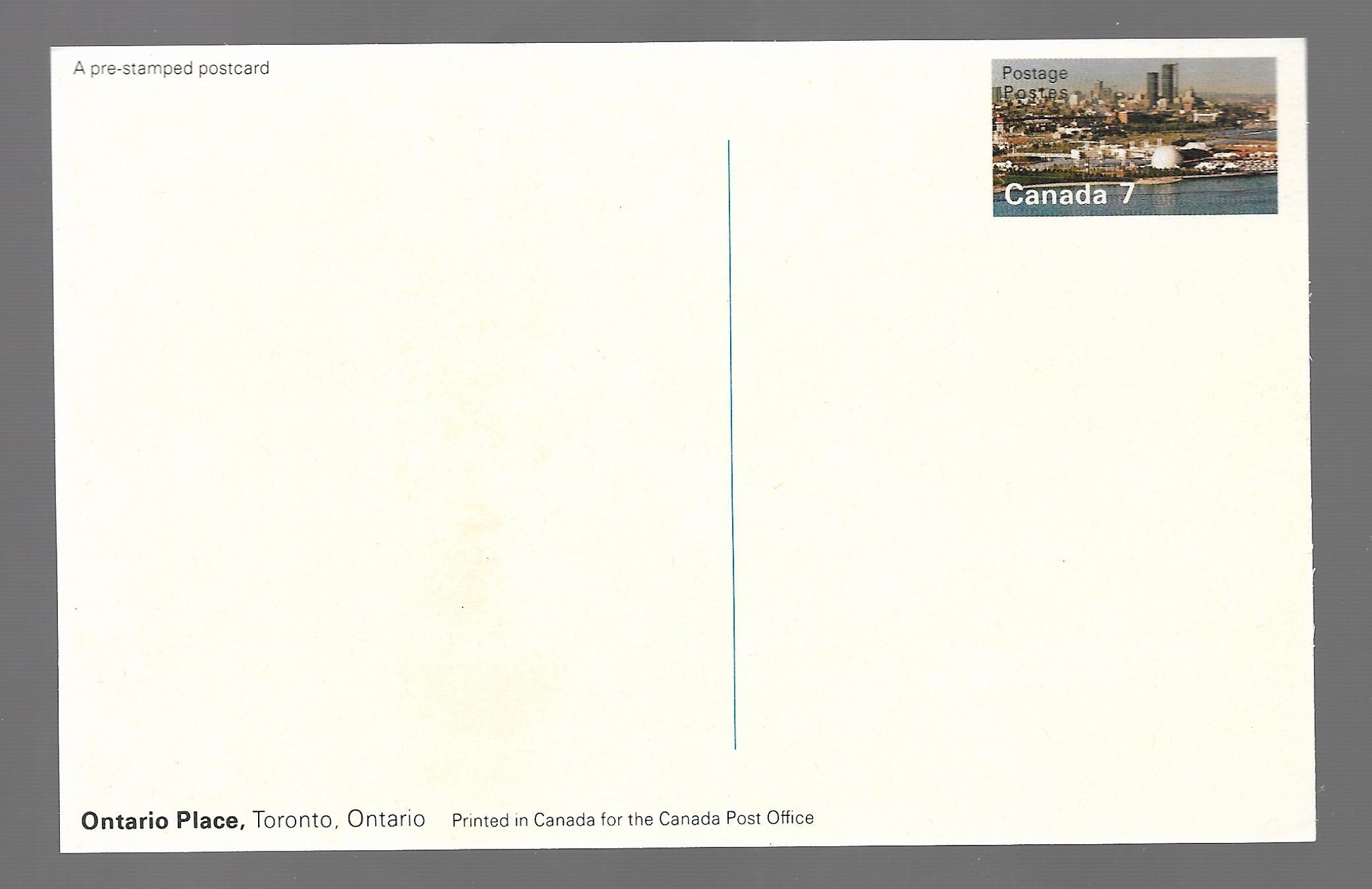 Ontario Place, Toronto, Canada - MNH - Postal Stationery | Canada ...