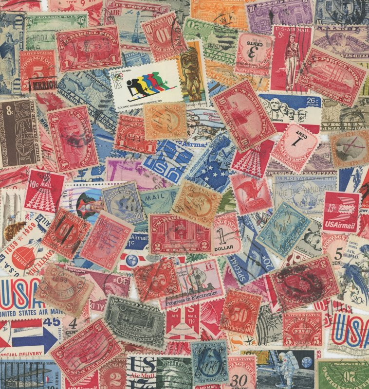 USA - 500 Different Used stamps including 100 Back of Book issues ...