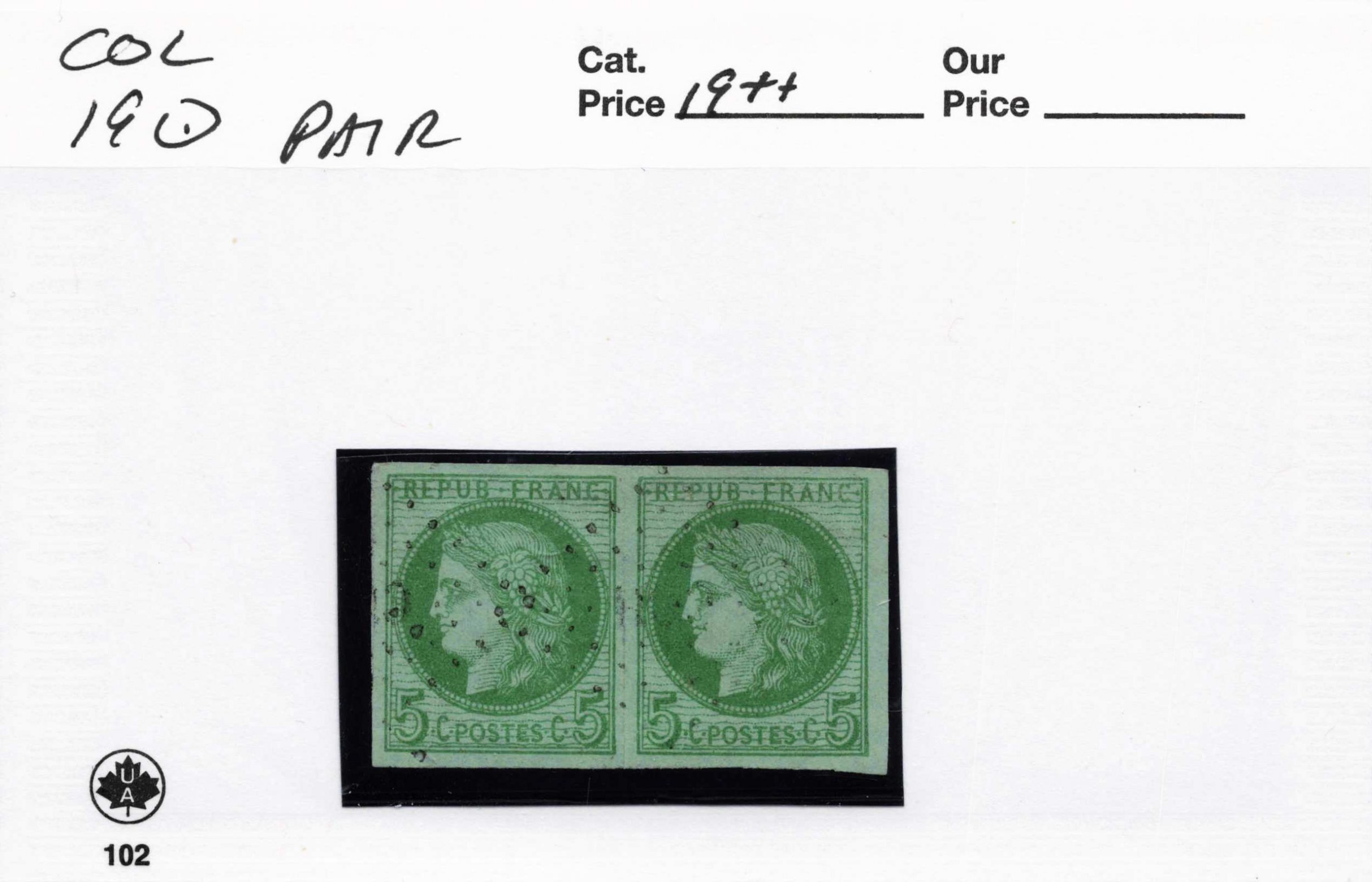 French Colnies 19 Pair Used | Europe - France & Colonies, Semi-Postal ...