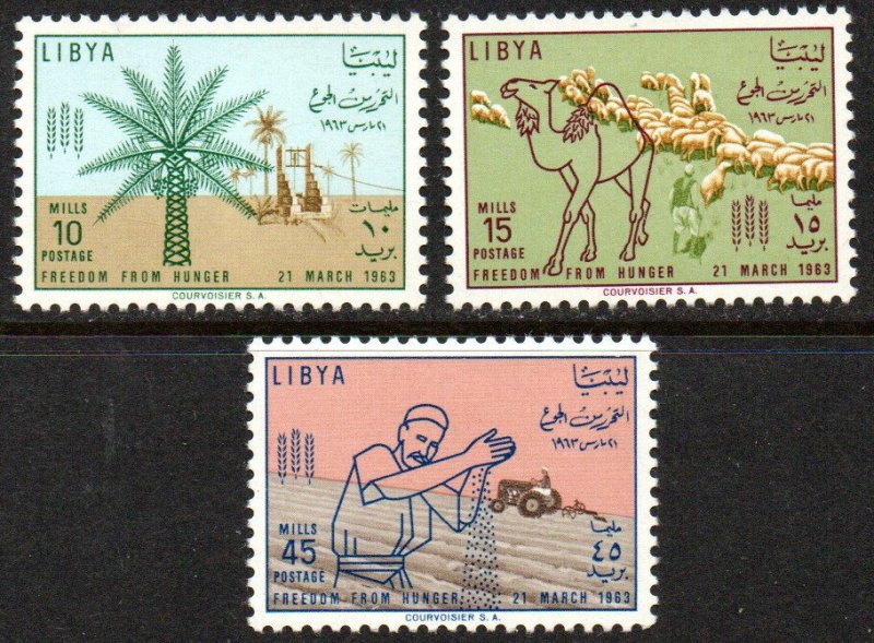 Libya Sc #234-236 MNH | Africa - Libya, General Issue Stamp / HipStamp