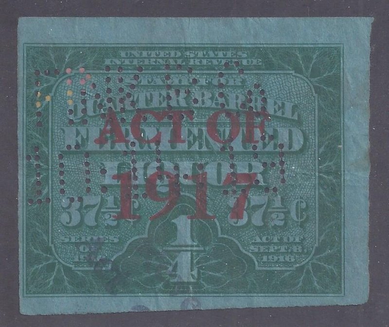 US Beer Stamp Scott # REA118C used VF / HipStamp