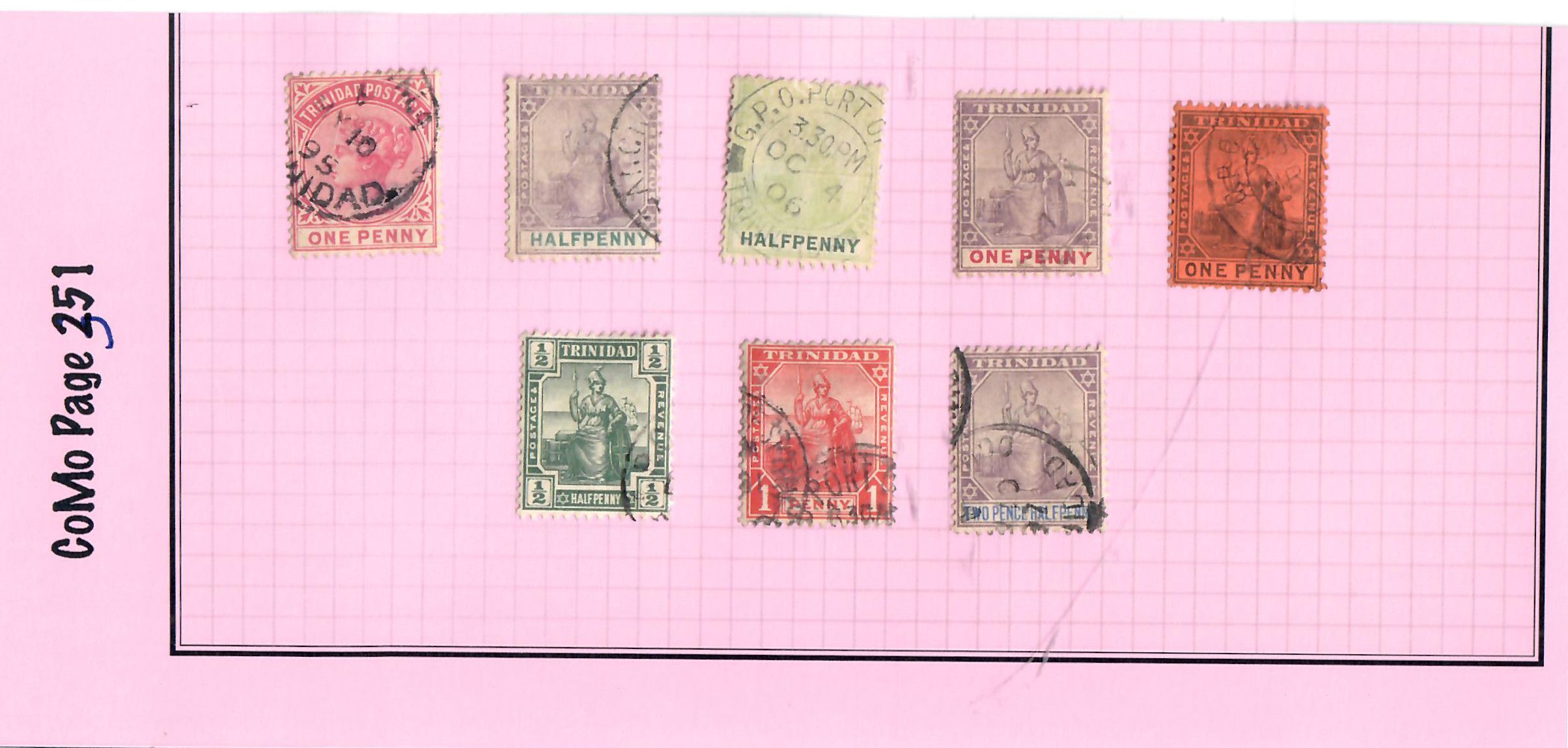 TRINIDAD COMO 351 used just 20¢ for the ENTIRE lot. CV TOTALLY IGNORED ...