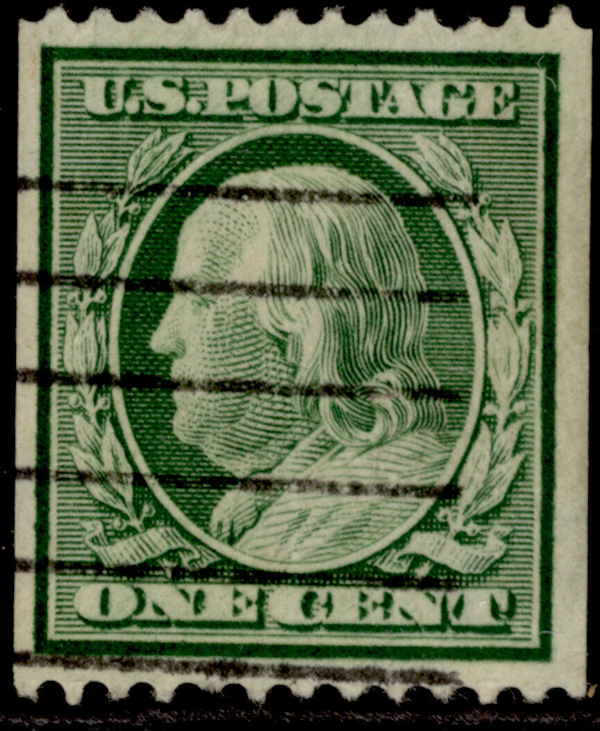 USA Scott 385, 1c Green, Fine Used. Perf 12 | United States, General ...
