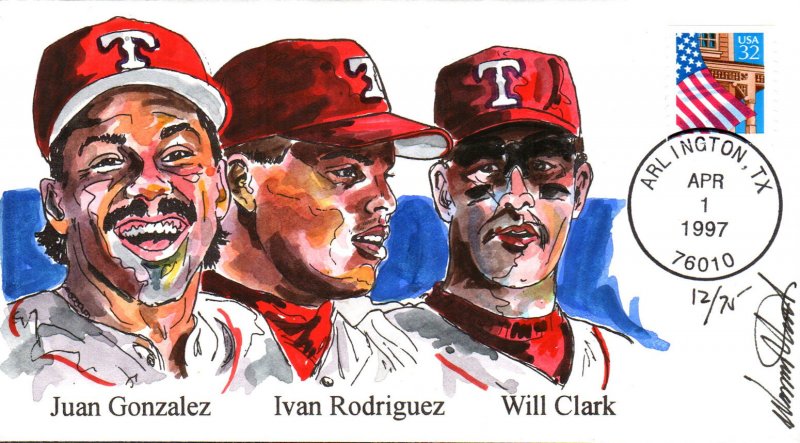 Texas Rangers Opening Day Wild Horse Cover | United States, Stamp ...