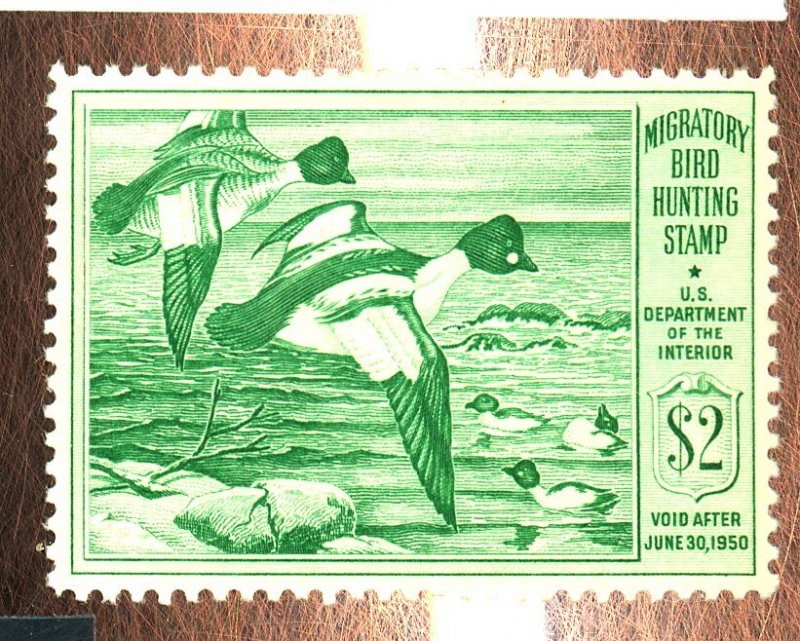 Rw16 Mint FVF OG NH GUM Skip Line Cat $70 | United States, Duck Stamps ...