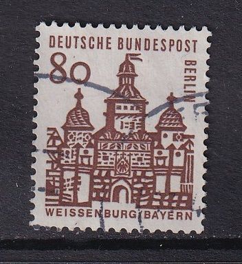 Germany Berlin #9N222 used 1964 buildings 80pf | Europe - Germany ...