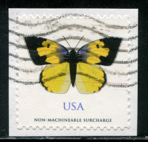 5346 US (70c) California Dogface Butterfly SA, used on paper | United ...