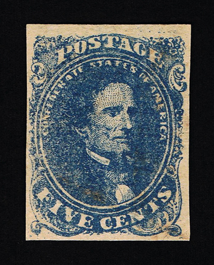 GENUINE CONFEDERATE CSA SCOTT #4a STONE-2 EXPERTLY PLATED TO POSTION ...