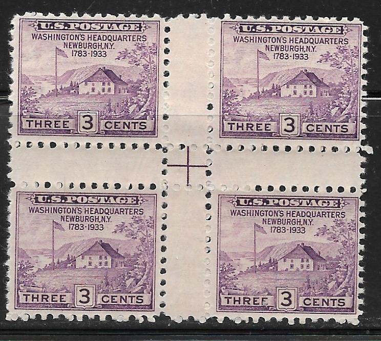 Farley Special Printing - Scott #752 3c Purple F VF NGAI - Cross Gutter ... Farley Special Printing - Scott #752 3c Purple F VF NGAI - Cross Gutter ...