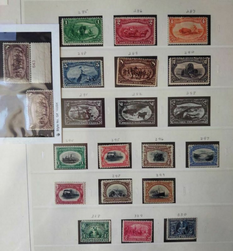 UNITED STATES COLLECTION, 8 Safe Hingeless albums 1861-2007 Scott ...