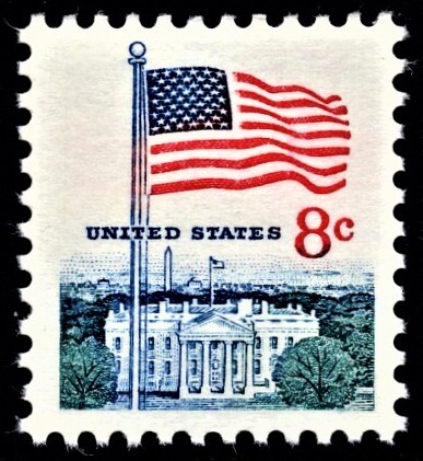 US 1338F MNH VF 8 Cent Flag | United States, General Issue Stamp / HipStamp