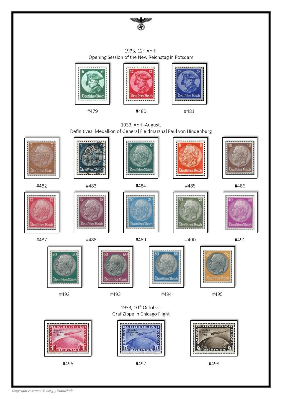 Germany Third Reich Deutsches Reich III 1933-1945 PDF(DIGITAL) STAMP ...
