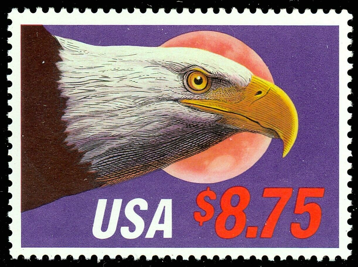 Eagle and Moon $8.75 Express Mail Single Postage Stamp Scott 2394 ...