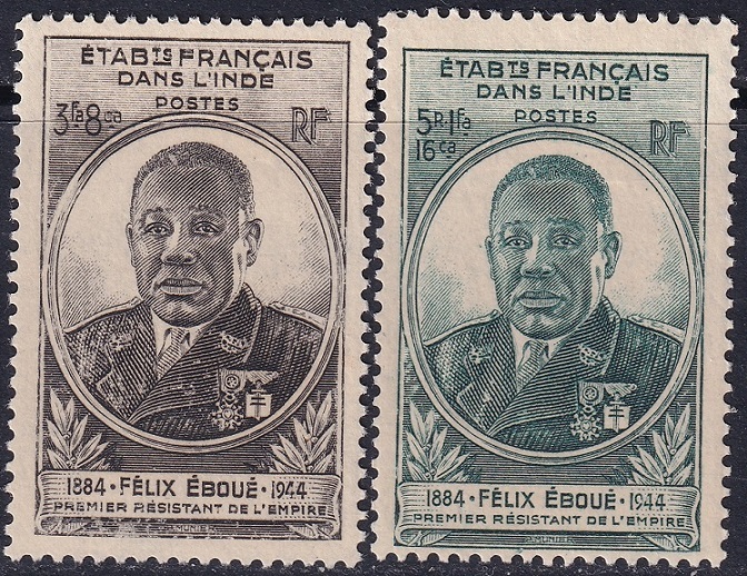 French India 1945 Sc 210-1 set MLH* | Europe - France & Colonies ...