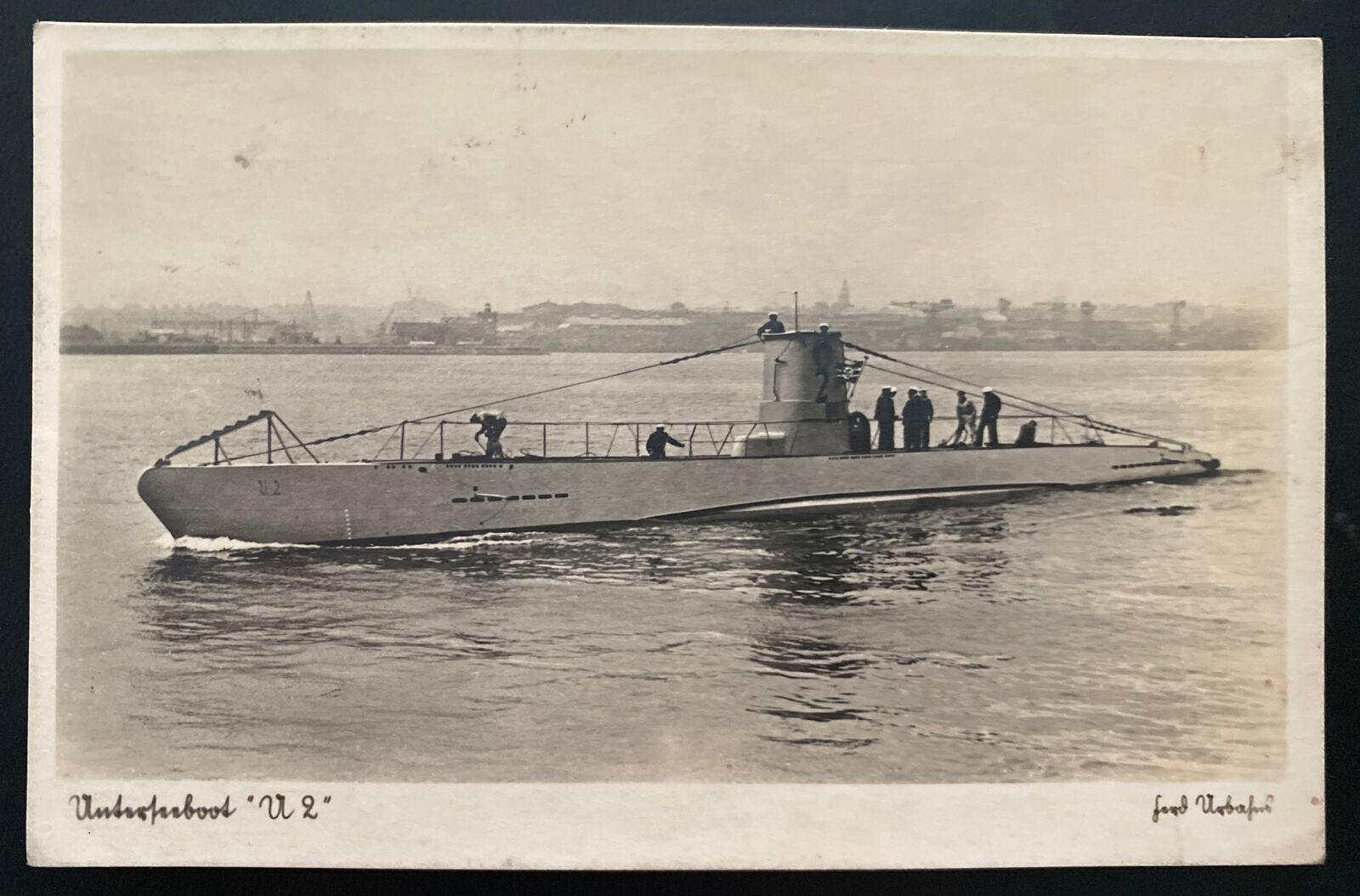 1943 Feldpost Germany RPPC Real Picture Postcard Cover U Boat submarine ...
