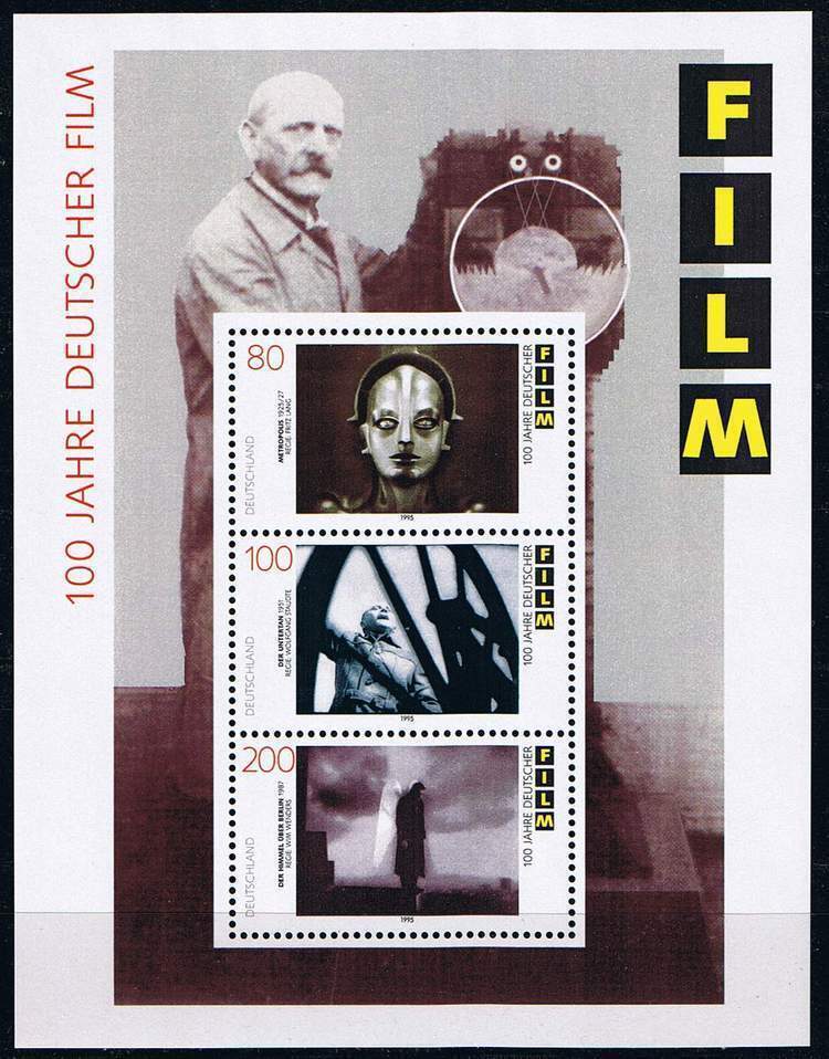 Germany 1995, Scott#1906 MNH, Centenary of German Film souvenir sheet ...