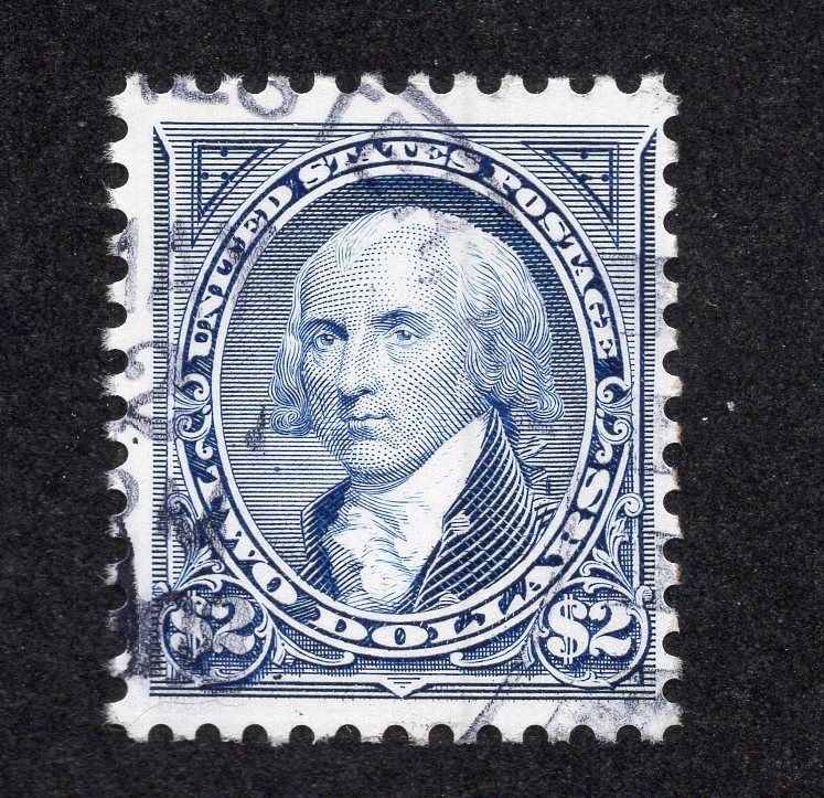 US 1994 $2 Madison Single from Sheet, Scott 2875a used, value = $2.00 ...