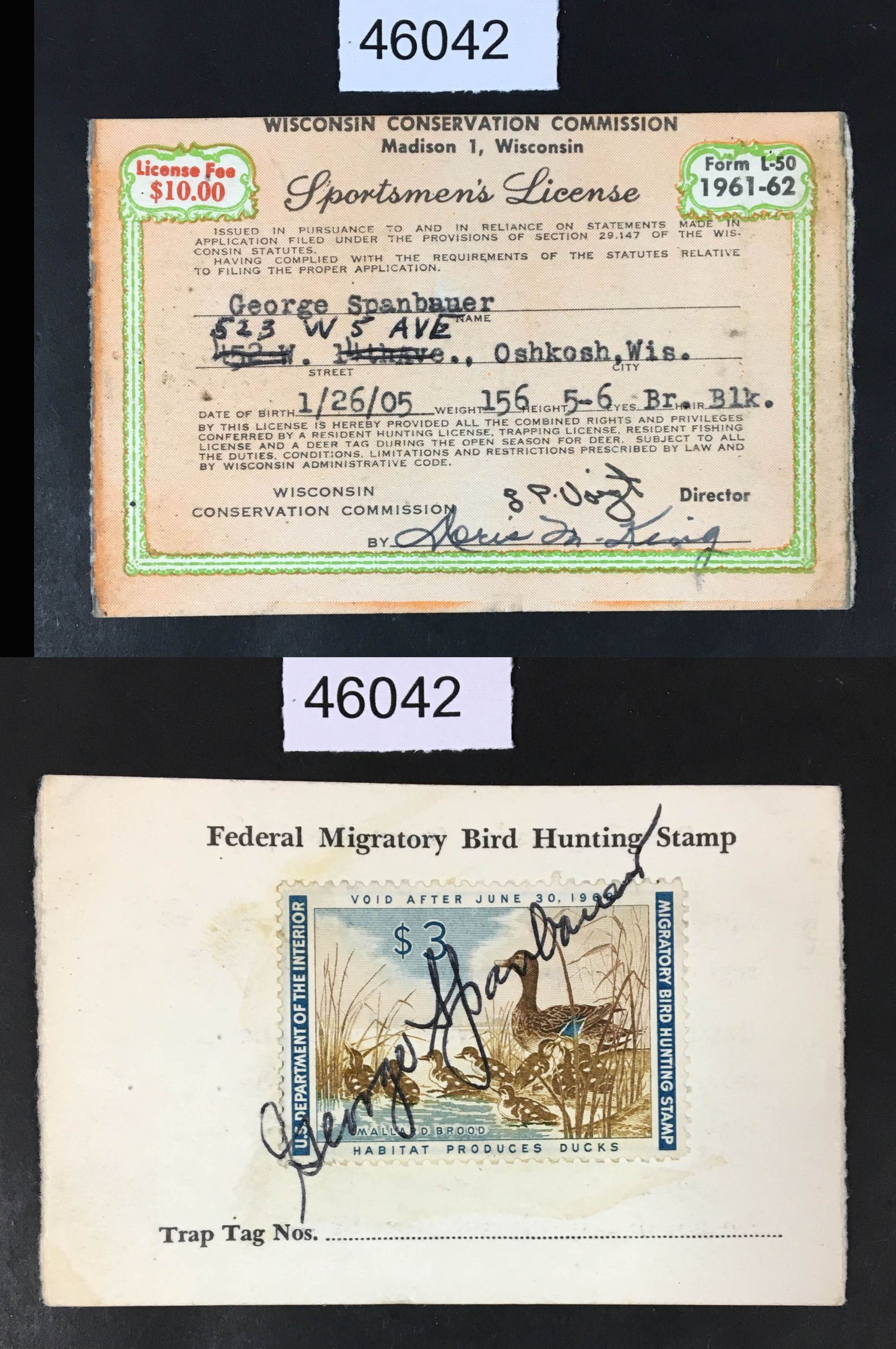 US Stamps # Rw28 Hunting License Duck LOT #46042 | United States, Duck ...