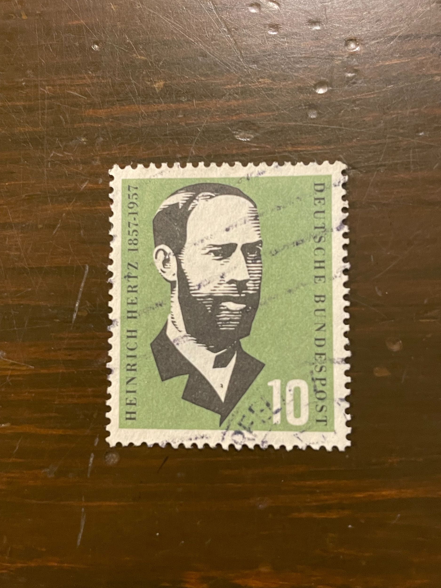 Germany SC 762 Used 10pf Heinrich Hertz (3) VF/XF | Europe - Germany ...