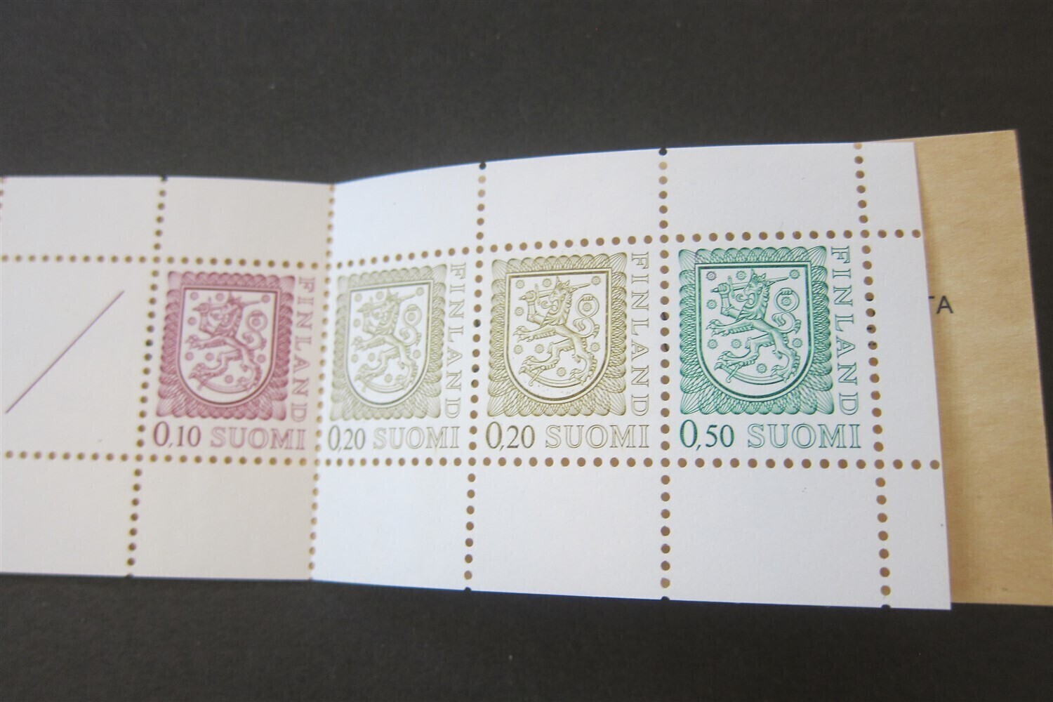 Finland 1978 Sc 555a Booklet | Europe - Finland, General Issue Stamp ...