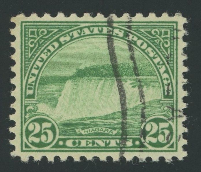 USA 699 - 25 cent Niagara Falls - PSE Graded Cert: XF 90 Used with ...