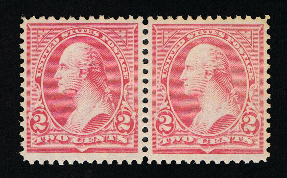 Genuine Scott #266 Type-Ii & 267 Type-Iii F-Vf Carmine Pair Mint OG NH ...