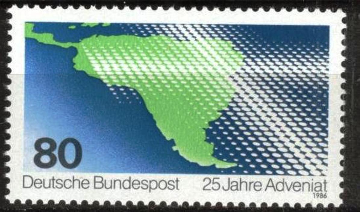Germany 1986 25 Years of Collection Campaign Adveniat Maps MNH | Europe ...