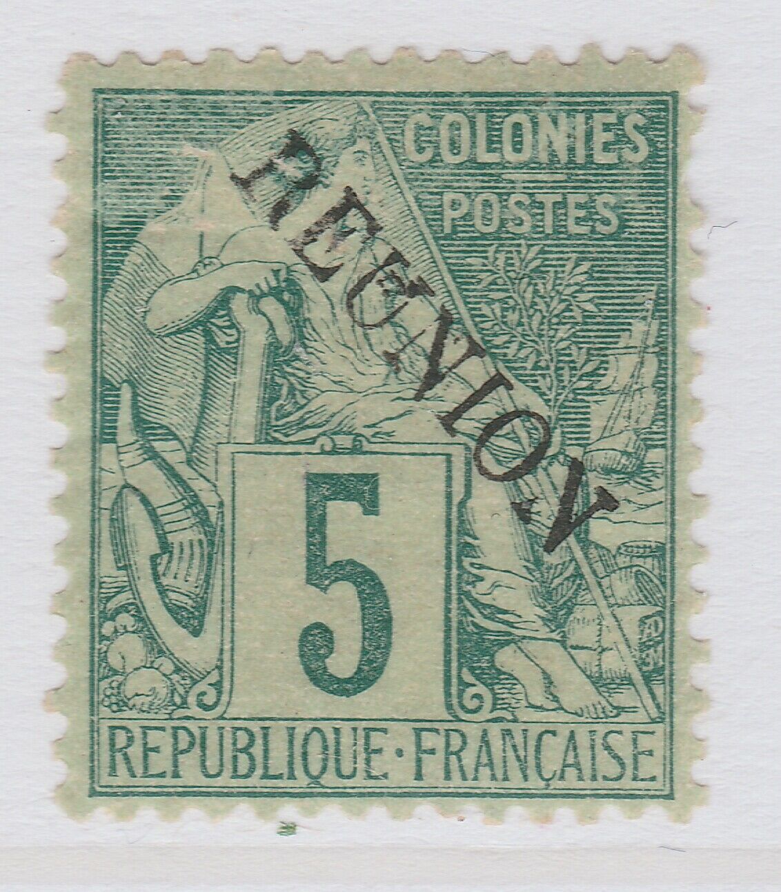French Colony Reunion 1891 5c MH Stamp A21P31F6010 | Europe - France ...