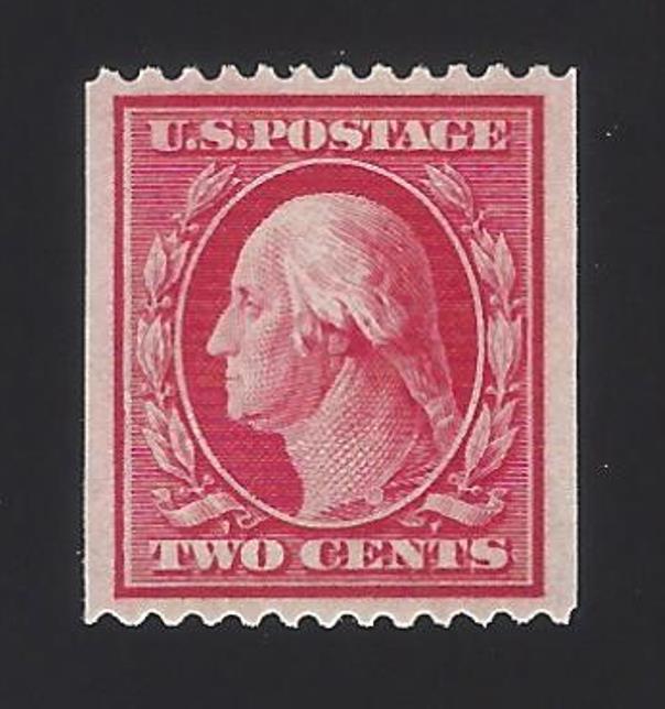 US #386 1910 Carmine Wmk 190 Perf 12 Horz Mint OG LH VF SCV $130 ...