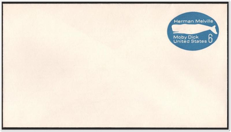 SC#U554 6¢ Moby Dick Envelope Entire Unused | United States, Postal ...