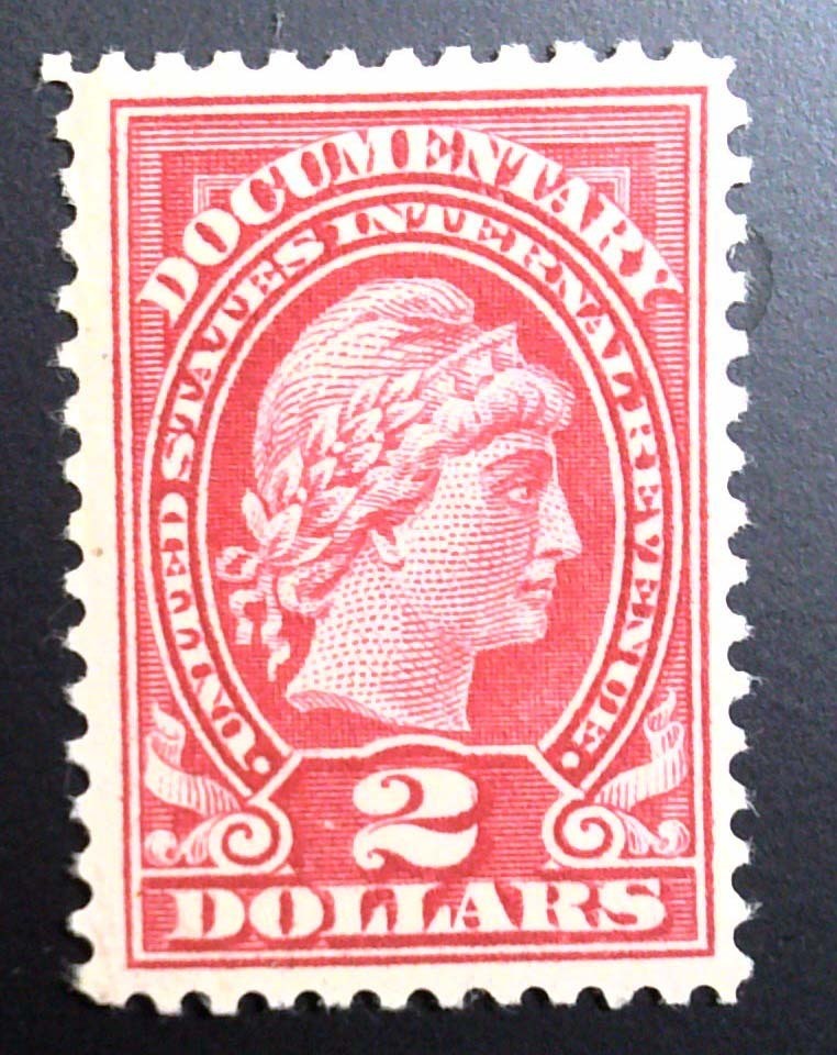 Scott #R241 - $2 Rose - Revenue Stamps - OG HM - 1917-33 | United ...