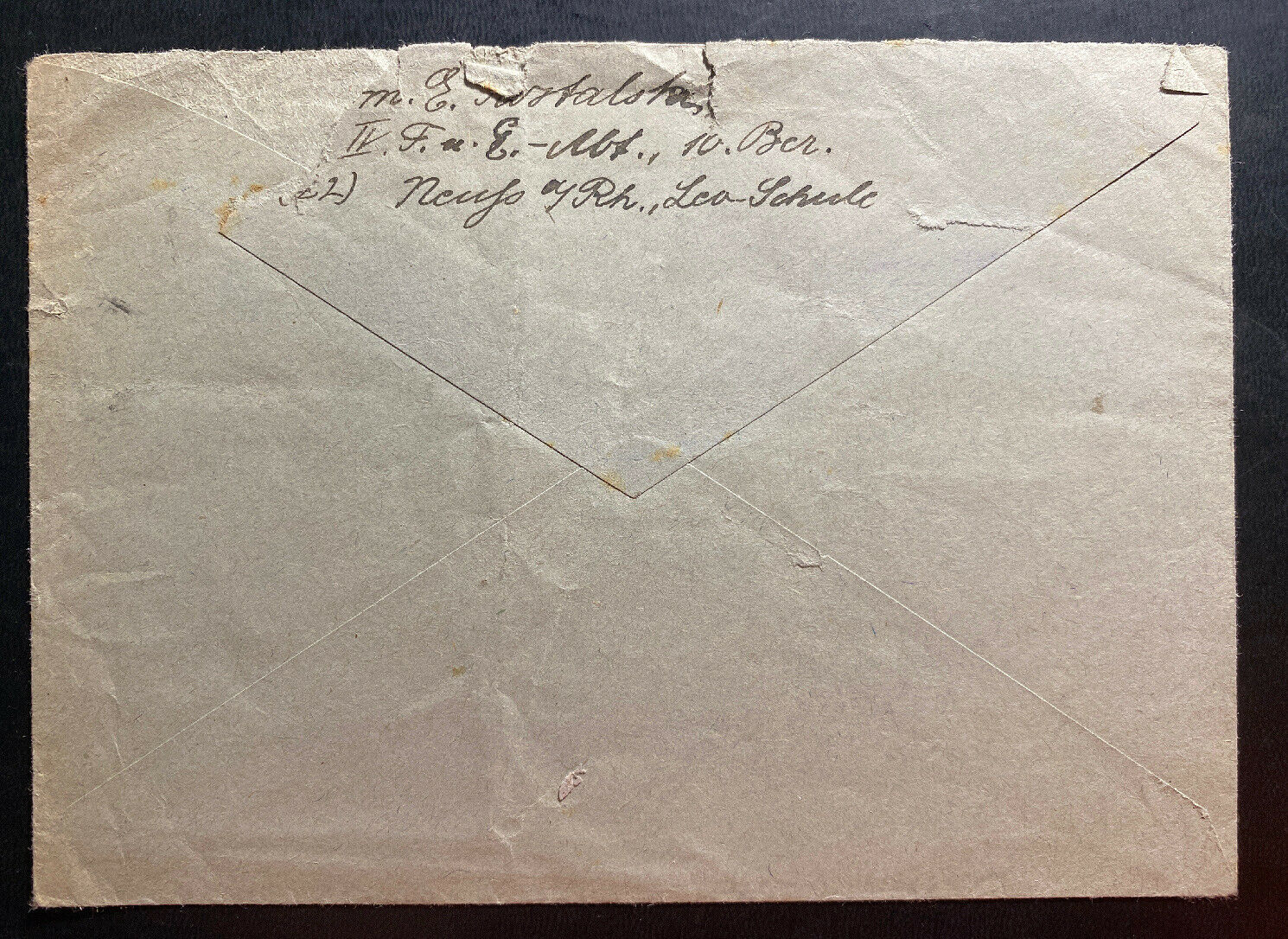1944 Neuss Germany Cover Waffen SS Feldpost to Greffen | Europe ...