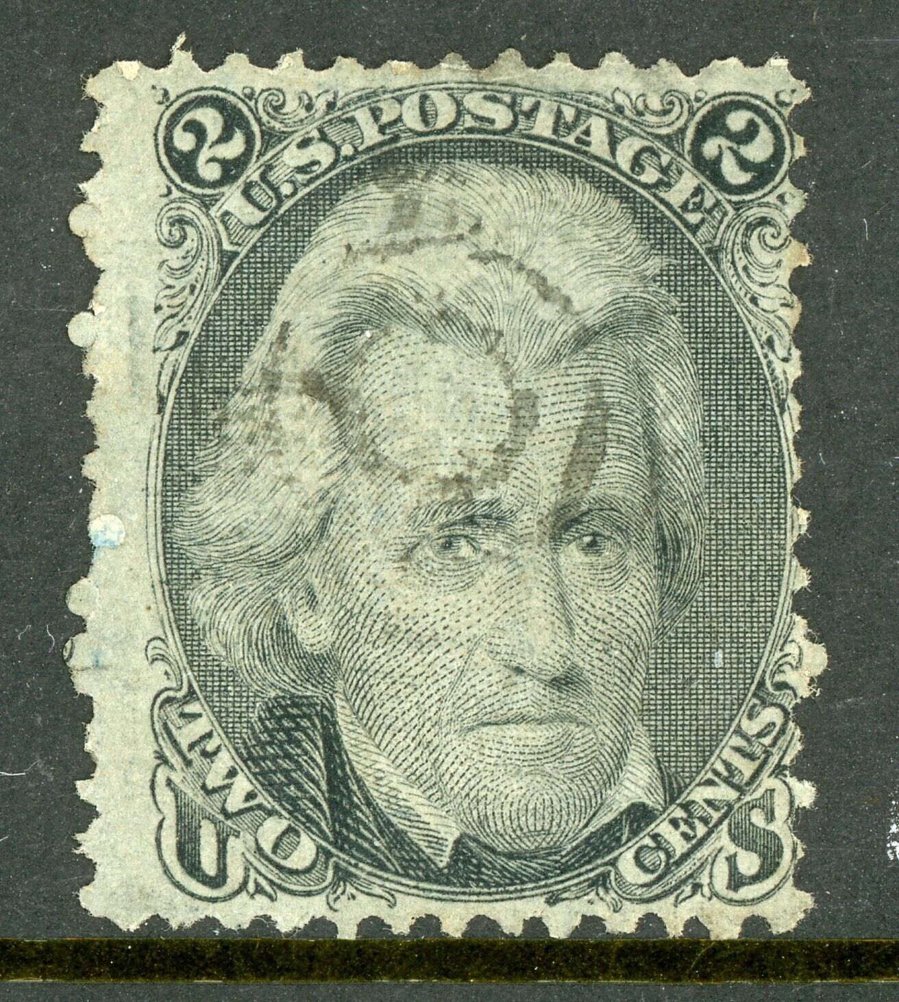 USA 1863 Blackjack 2¢ Black Jackson Scott #73 VFU D677 | United States ...