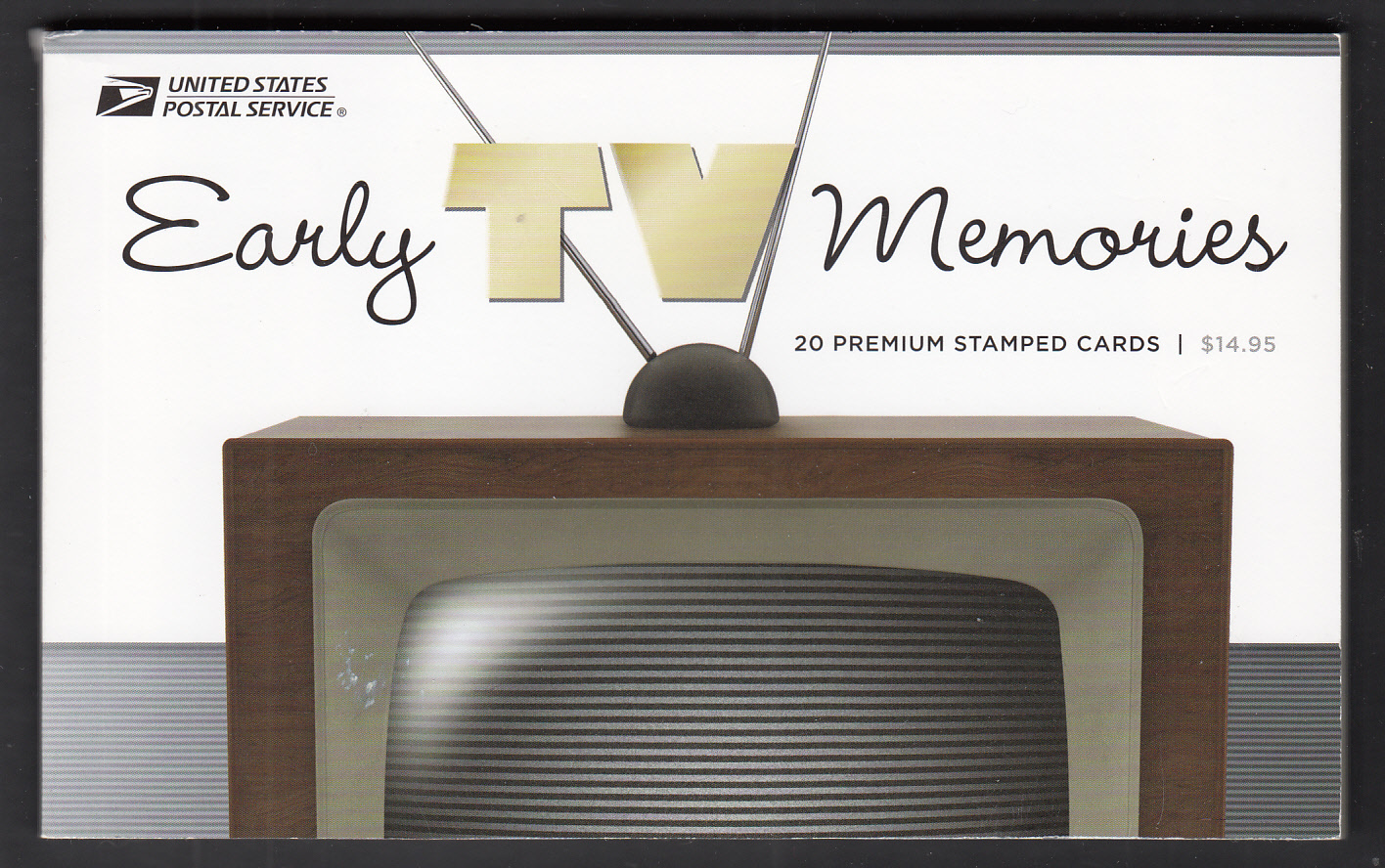 US UX586a Early TV Memories Postal Card Booklet Unused VF | United ...