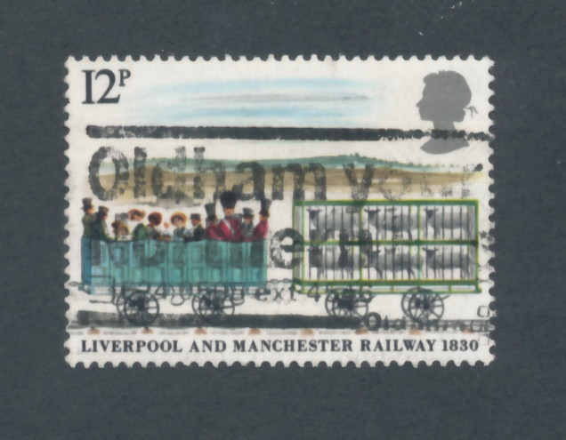 Great Britain 1980 Scott 906 used - Liverpool-Manchester Railroad, 3rd ...